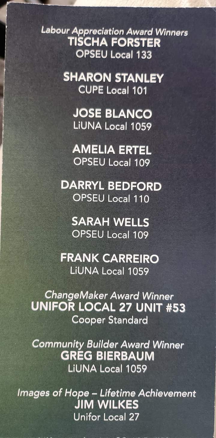 Labour Appreciation Awards May 28, 2024 – London and District Labour ...